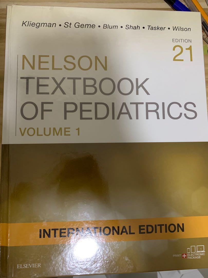 Original Nelson Textbook of Pediatrics 21st Edition, Hobbies & Toys ...