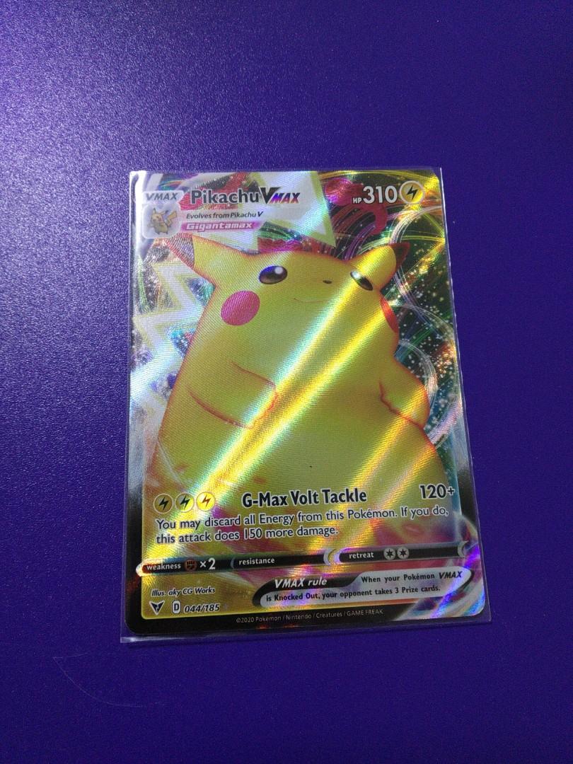Pokemon TCG Pikachu Vmax Ultra Rare - SS4 Vivid Voltage, Hobbies & Toys ...