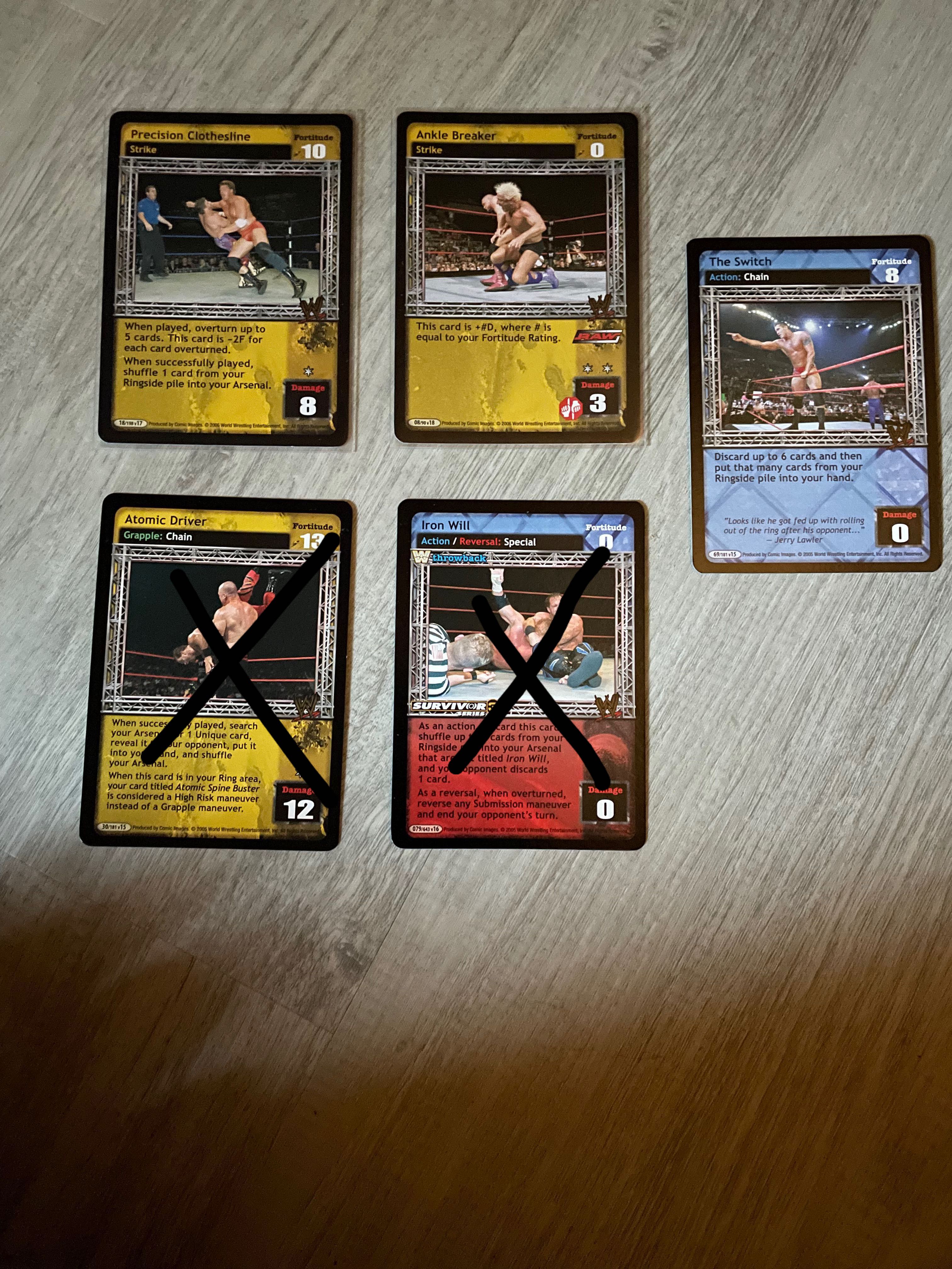 Raw Deal WWE Rare Cards, Hobbies & Toys, Toys & Games on Carousell