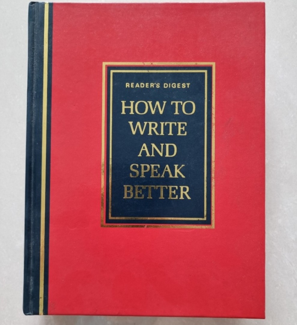 Reader's digest How to write and speak better, Hobbies & Toys, Books ...