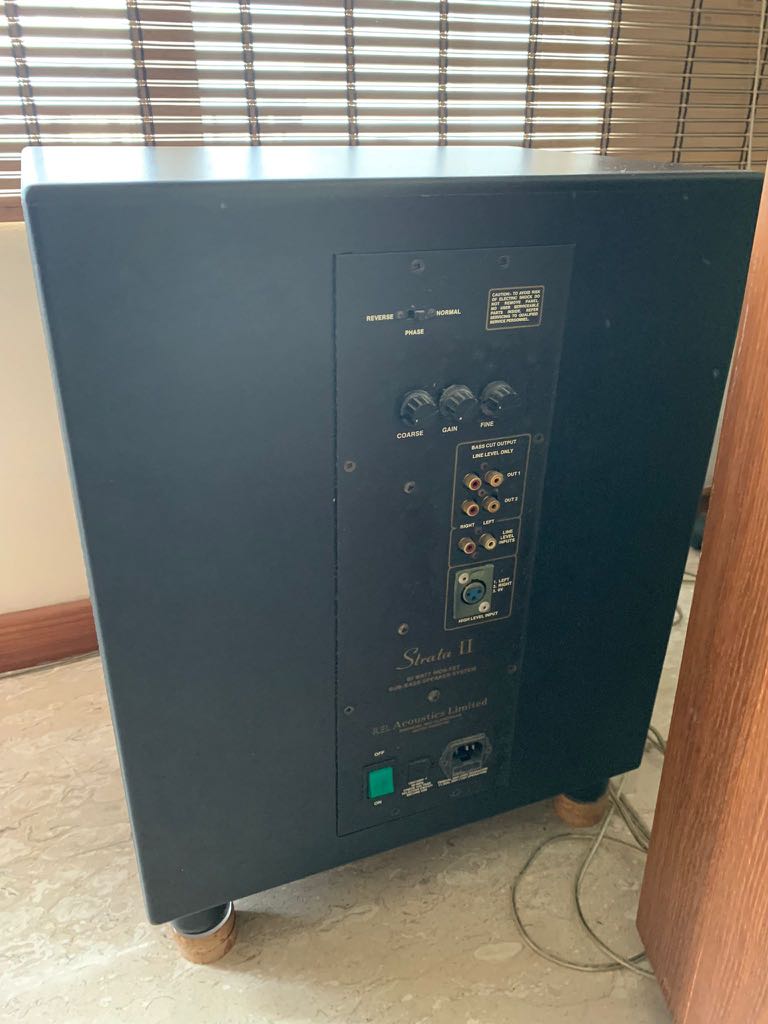 REL strata II subwoofer, Audio, Soundbars, Speakers & Amplifiers on ...
