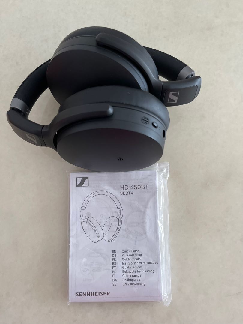 Sennheiser HD 450BT Wireless Headphones, Audio, Headphones & Headsets on Carousell