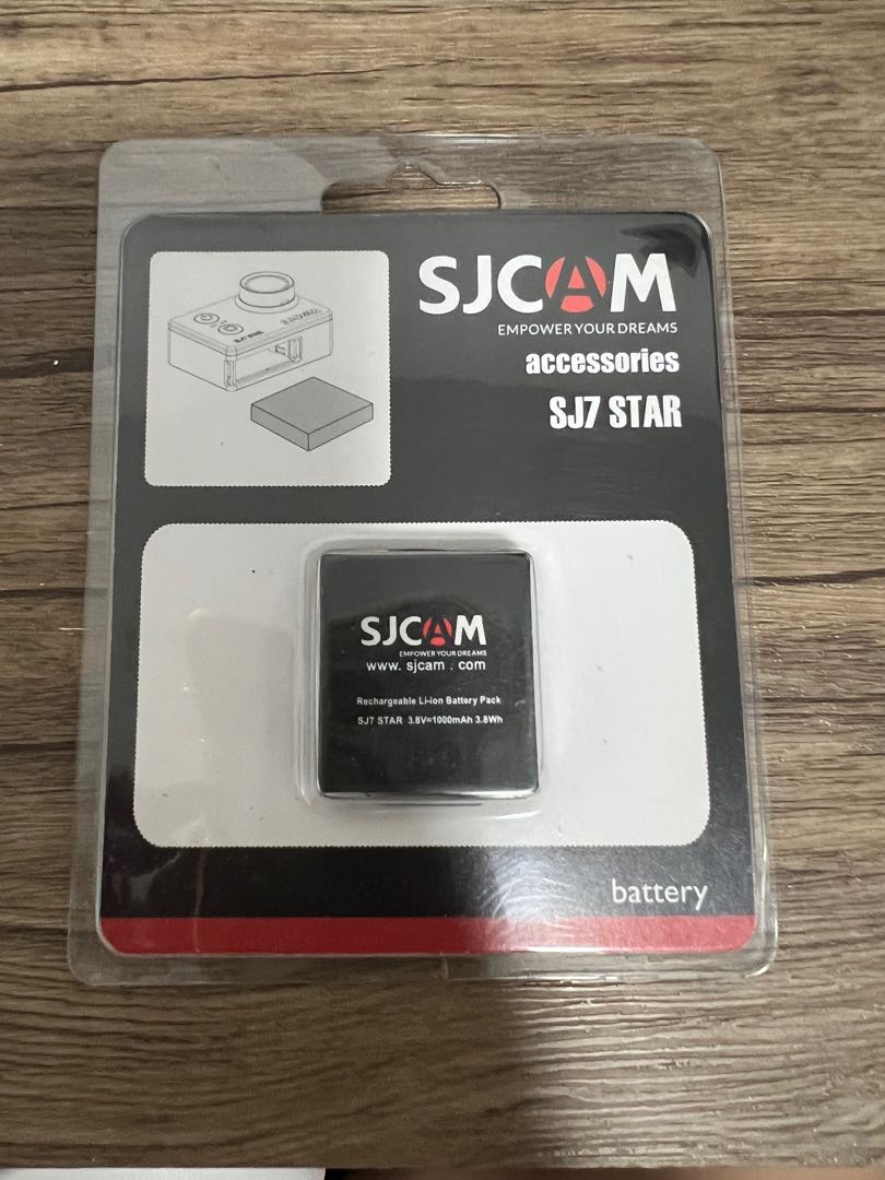 SJCAM SJ7 Star battery, Photography, Photography Accessories, Batteries ...