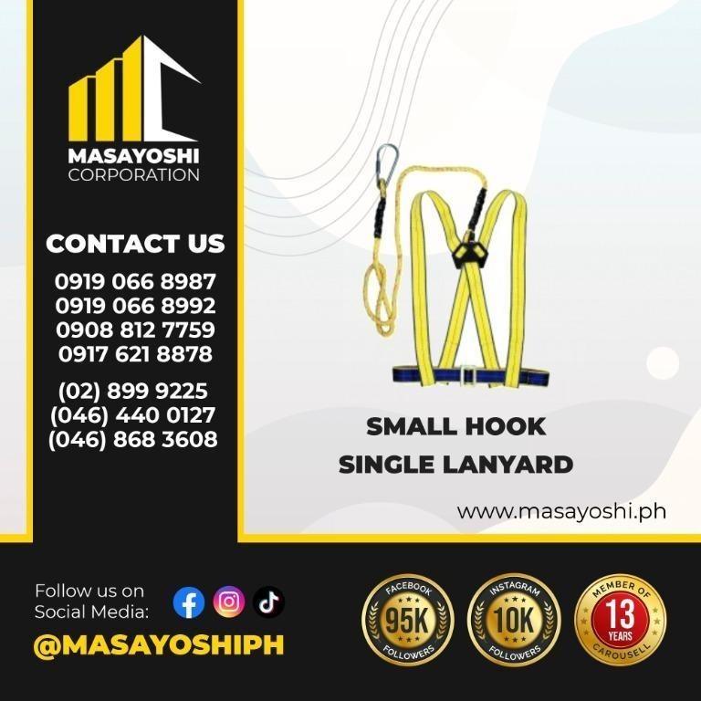 Small Hook Single Lanyard | Fall Protection | Safety Harness | Harness ...