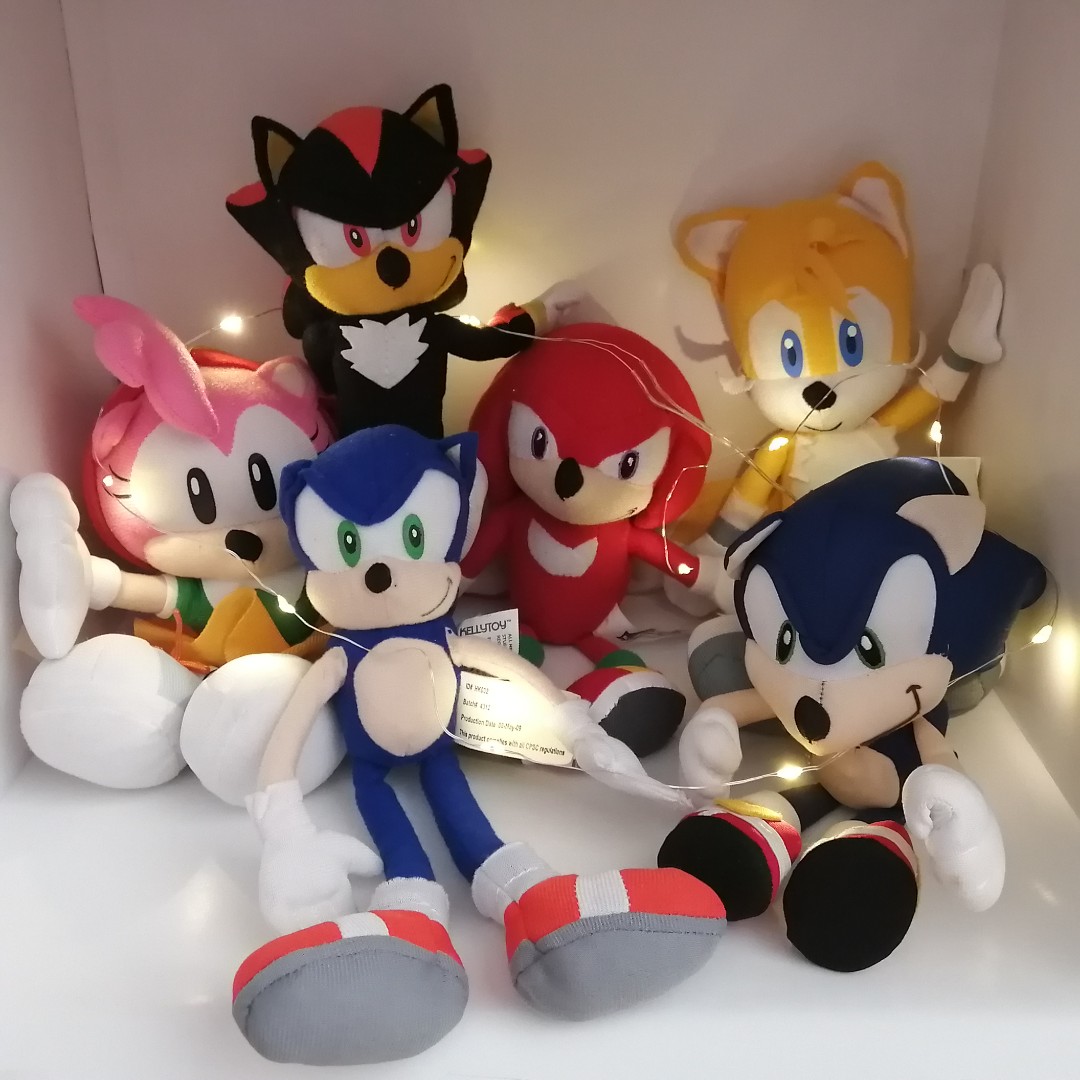 Sonic The Hedgehog Soft Stuffed Toys (Set), Hobbies & Toys ...