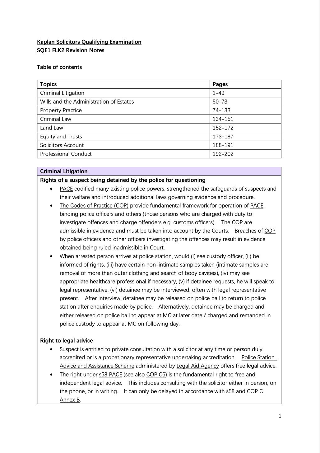 SQE - SQE1 FLK2 Revision Notes (202 pages) (updated Nov 2024), 興趣及遊戲 ...