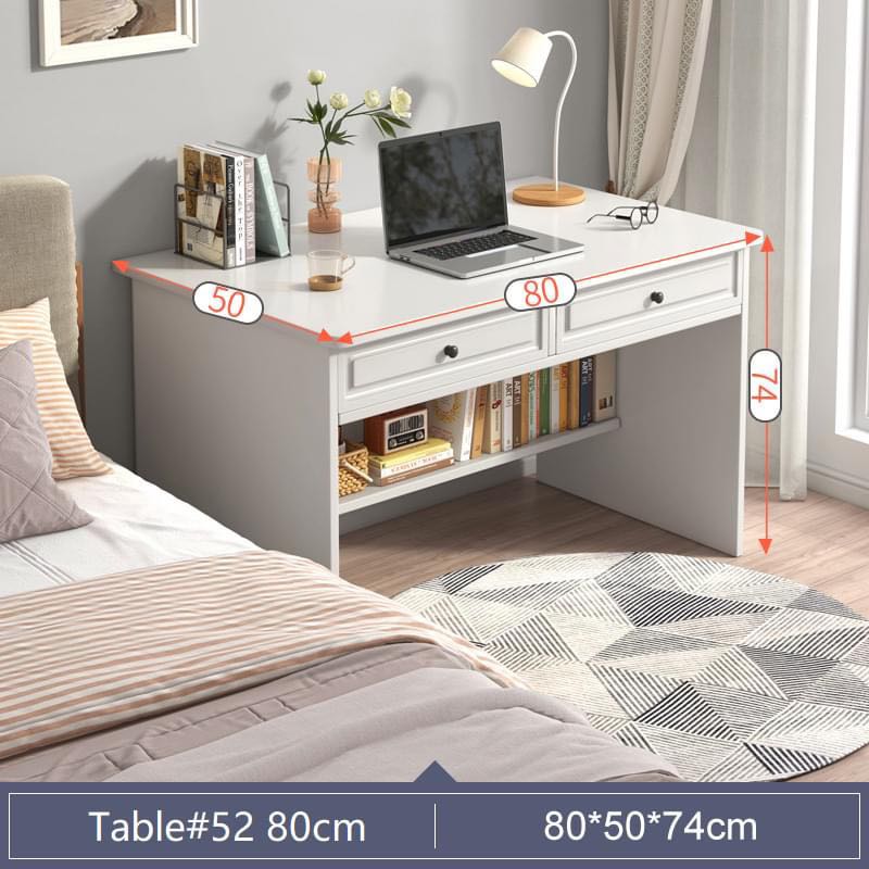 Study / Work Desk with Drawers and Undershelf, Furniture & Home Living ...