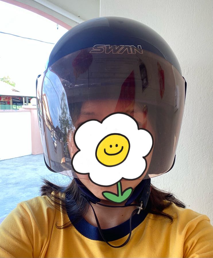 SWAN HELMET, Motorbikes on Carousell
