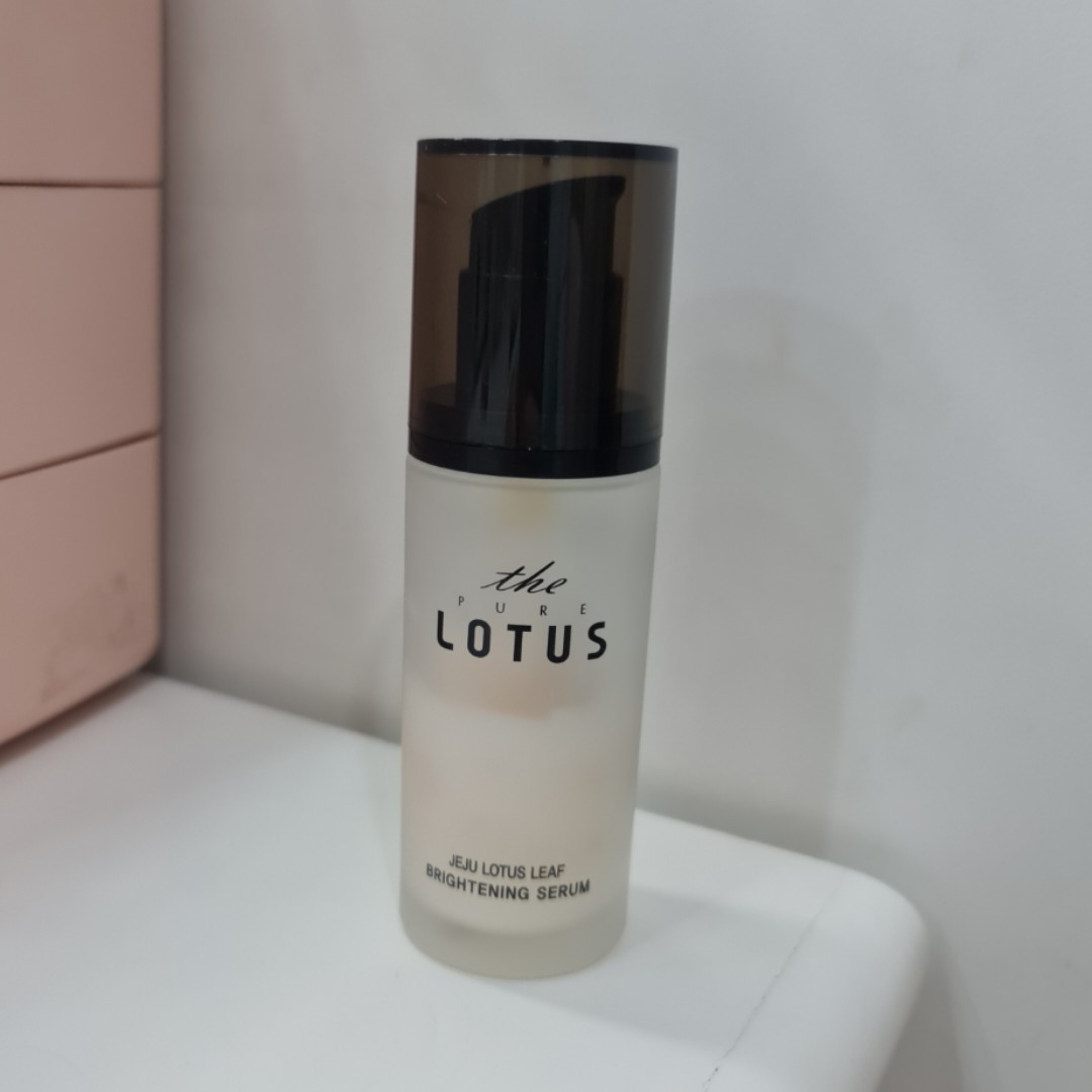 The Pure Lotus Jeju Lotus Leaf Brightening Serum Korean Skincare Korea ...