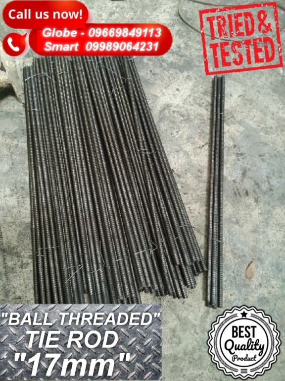 Tie Rod 17mm Ball Threaded for Form works Standard Quality Material for ...