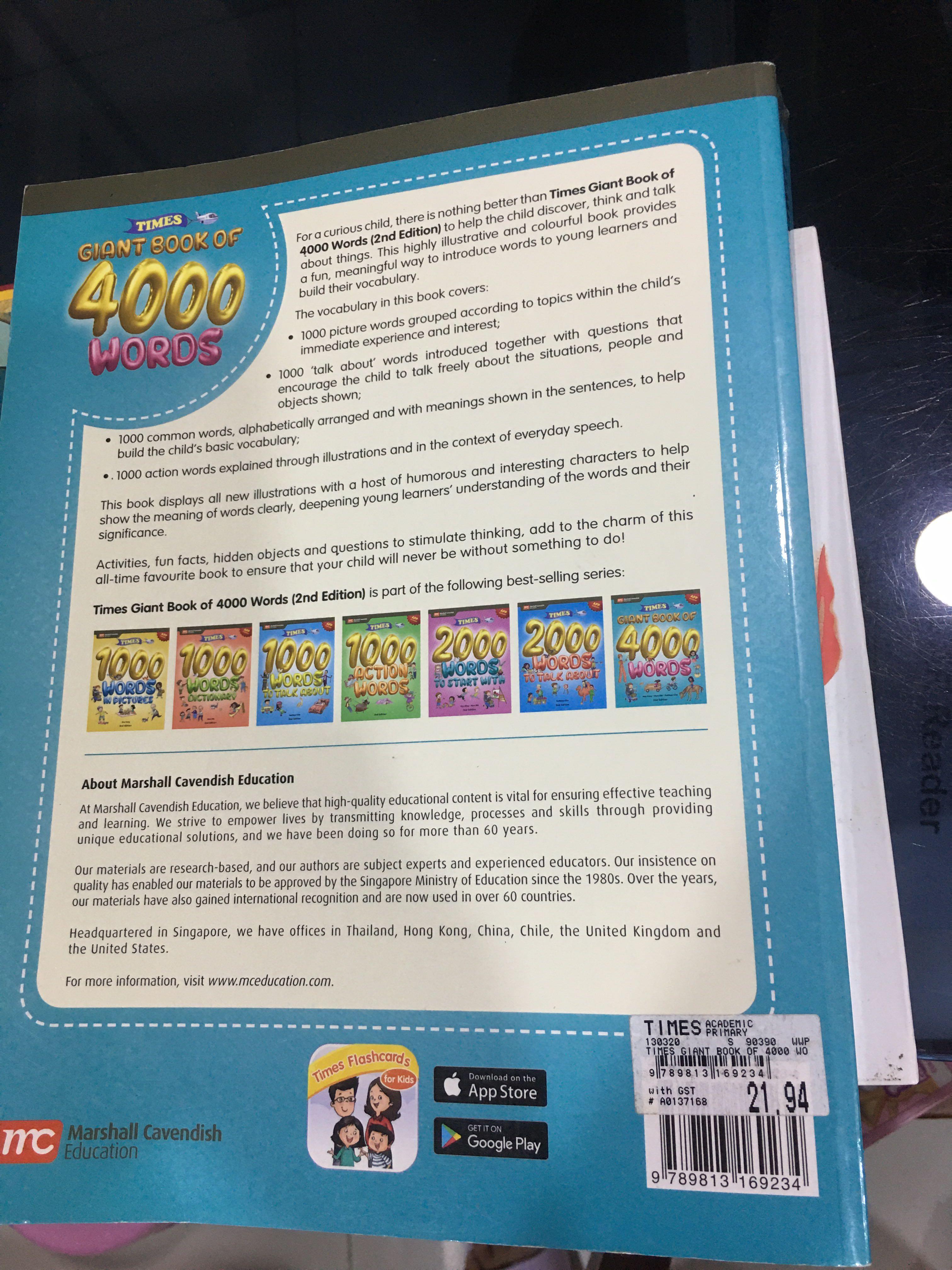Times Giant Book Of 4000 Words Hobbies Toys Books Magazines times-giant-book-of-4000-words-hobbies-toys-books-magazines