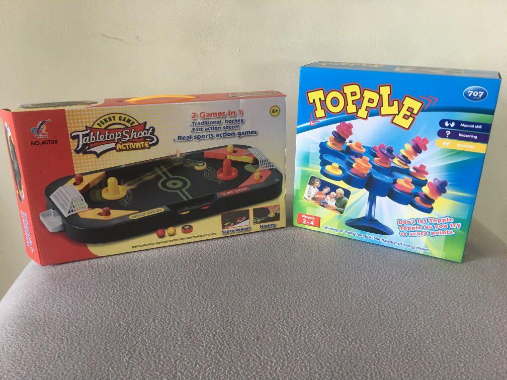 Topple & tabletop shoot games, Hobbies & Toys, Toys & Games on Carousell