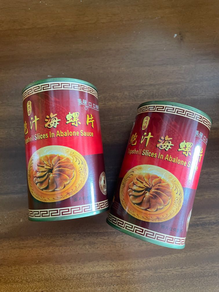Topshell slices in abalone sauce, Food & Drinks, Packaged & Instant Food on Carousell