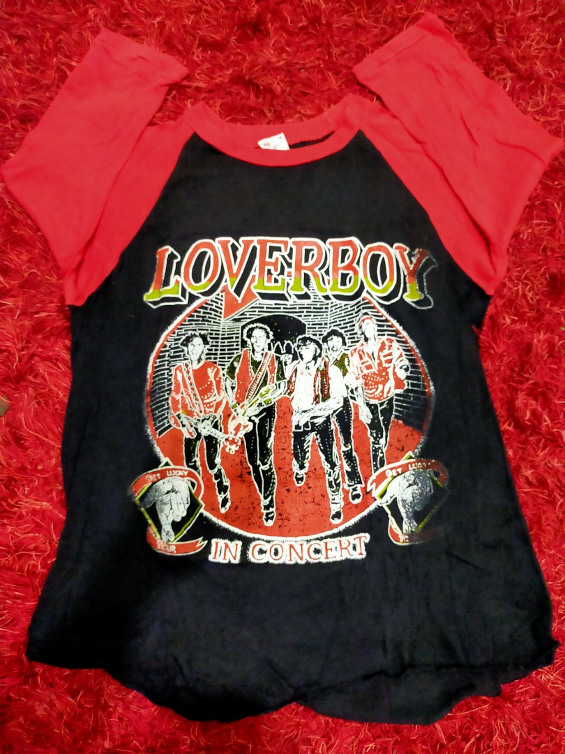 Vintage Loverboy, Men's Fashion, Tops & Sets, Tshirts & Polo Shirts on ...