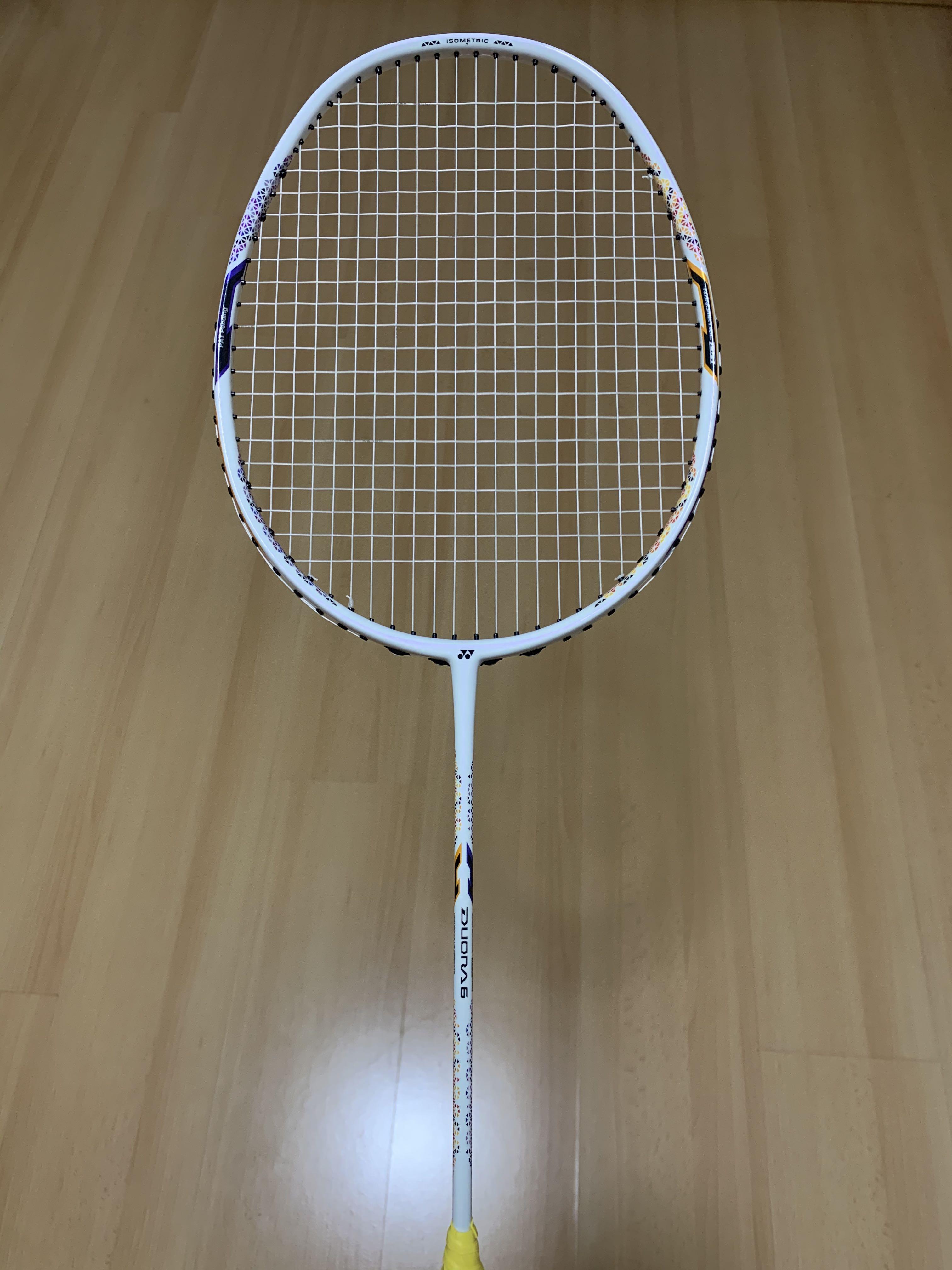 Yonex Duora 6 - Pearl White (4U/G5), Sports Equipment, Sports & Games, Racket & Ball Sports on ...
