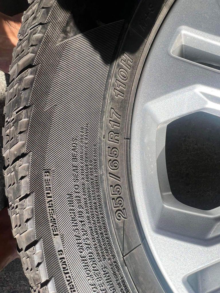 17” Nissan Navara 2021 stock mags 6Holes pcd 114 with 255-65-r17 ...