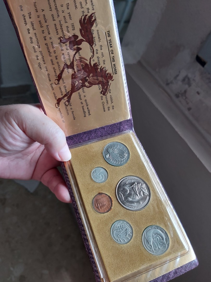 1978 Singapore 1st series coin set, nice and shinny condition, Hobbies ...