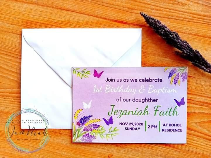 4R SIZE INVITATION, Hobbies & Toys, Stationary & Craft, Handmade Craft ...