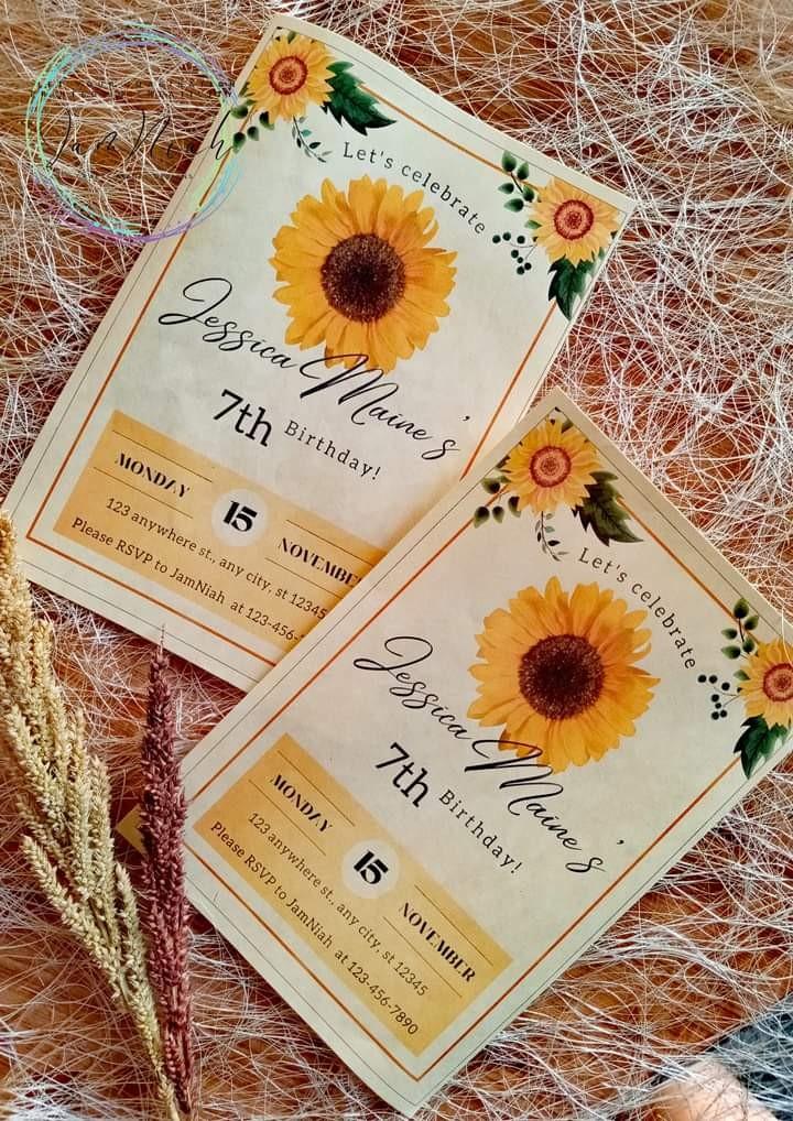 5R SIZE INVITATION, Hobbies & Toys, Stationary & Craft, Art & Prints on ...