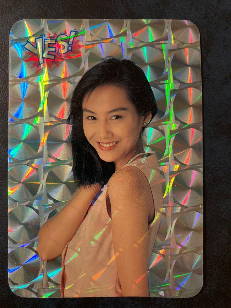 經典絕版 閃卡 Yes Card 朱茵 閃咭 q2, 興趣及遊戲, 收藏品及紀念品, 明星周邊 - Carousell