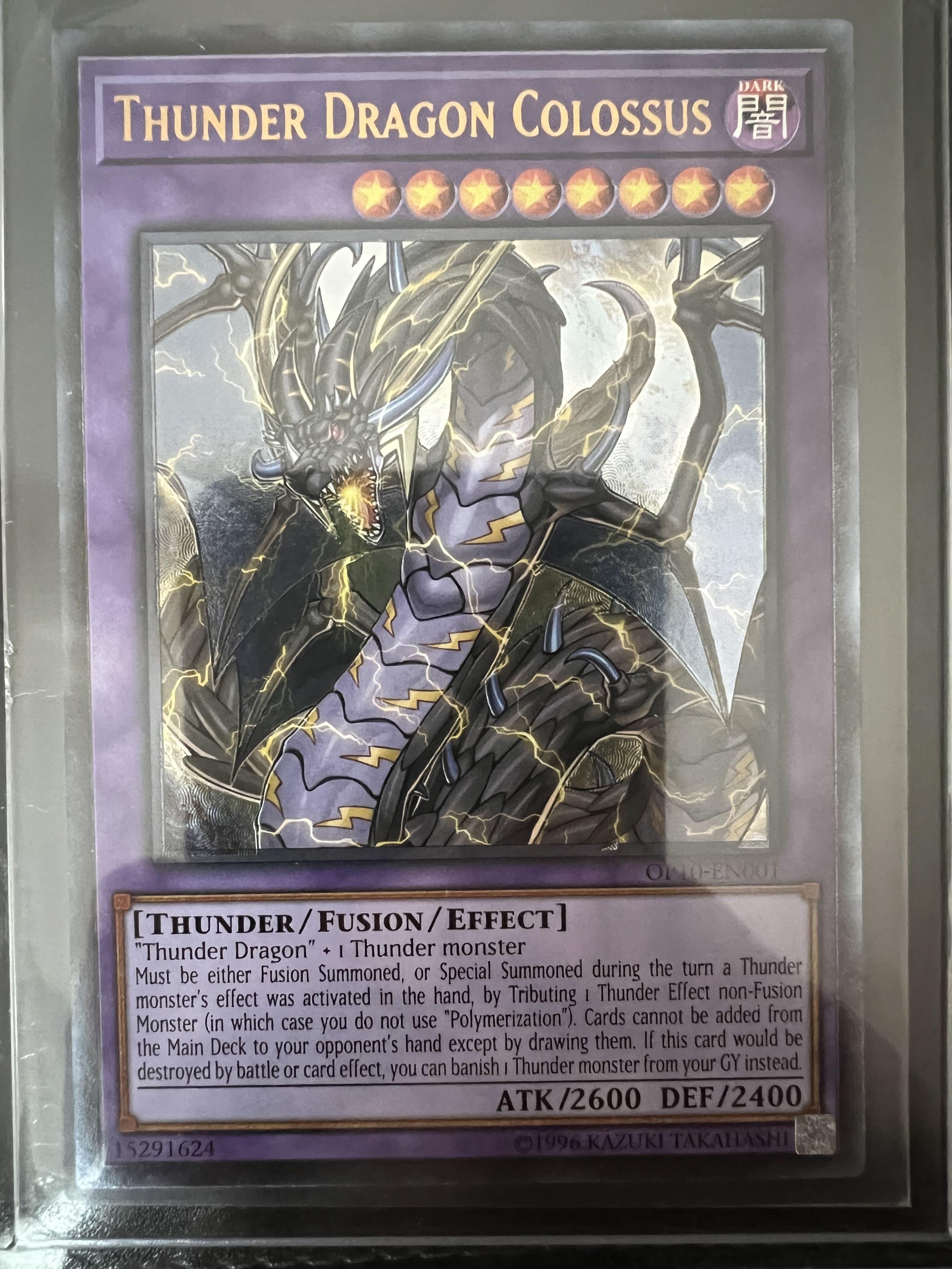 遊戲王 Yugioh: Thunder Dragon Colossus OP10 Ultimate [Fusion], 興趣及遊戲, 玩具 ...