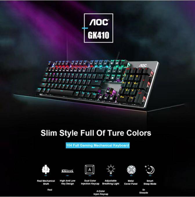 AOC GK-410 Gaming keyboard, Computers & Tech, Parts & Accessories ...