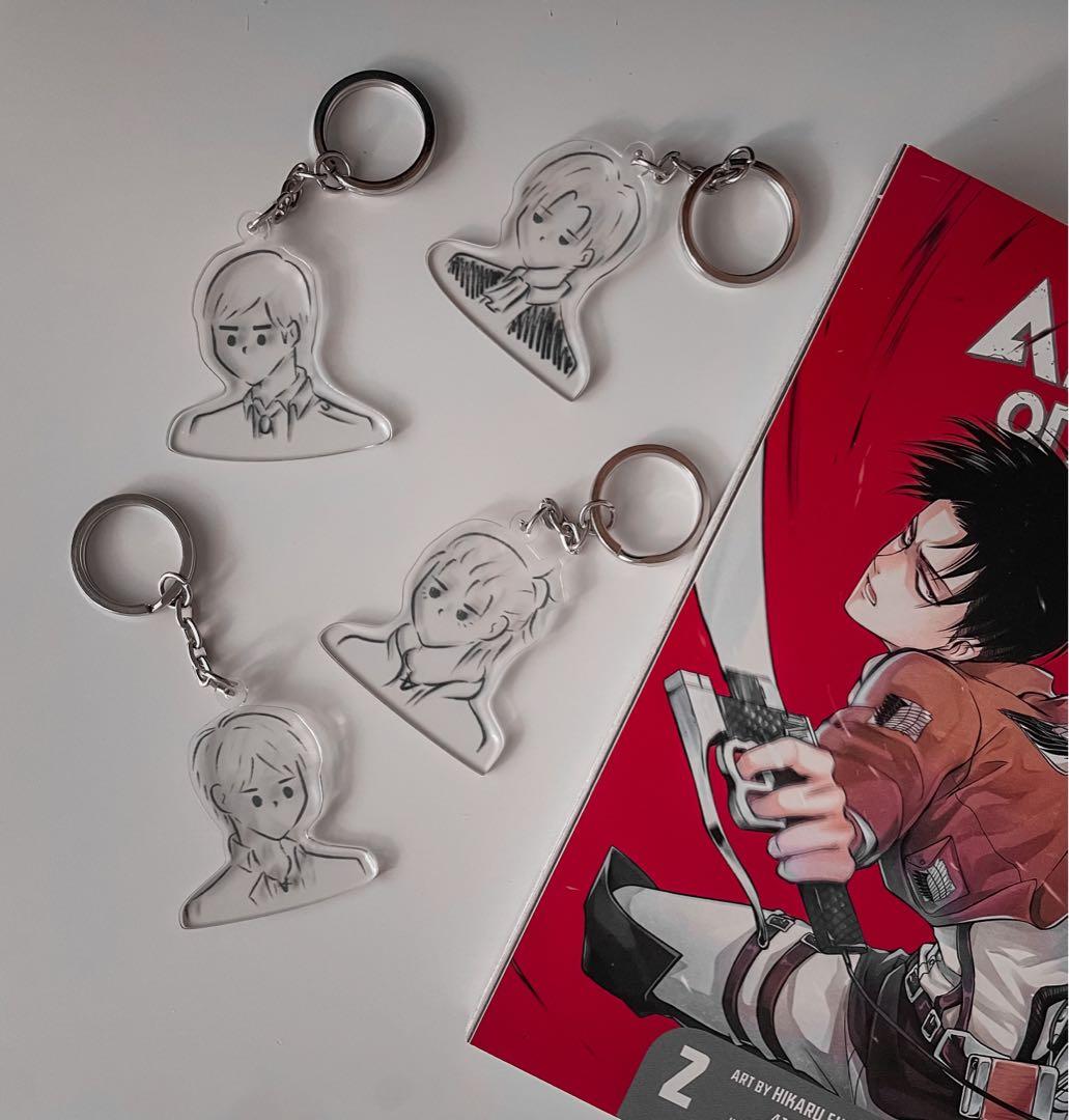 AOT keychain, Hobbies & Toys, Memorabilia & Collectibles, J-pop on ...