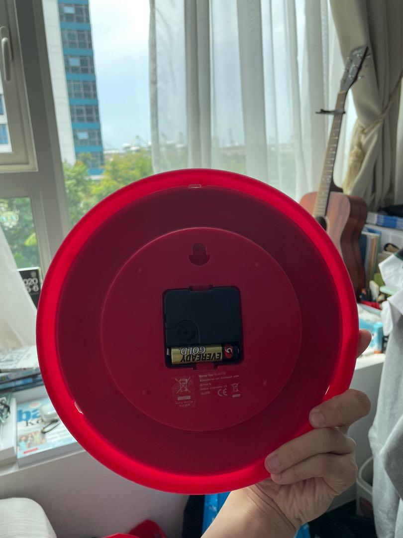 Arsenal FC Clock, Furniture & Home Living, Home Decor, Clocks on Carousell