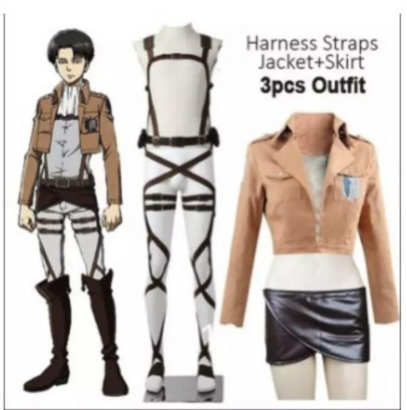 Attack on Titan AOT ODM Gear Cosplay (Belt ONLY), Hobbies & Toys, Toys ...