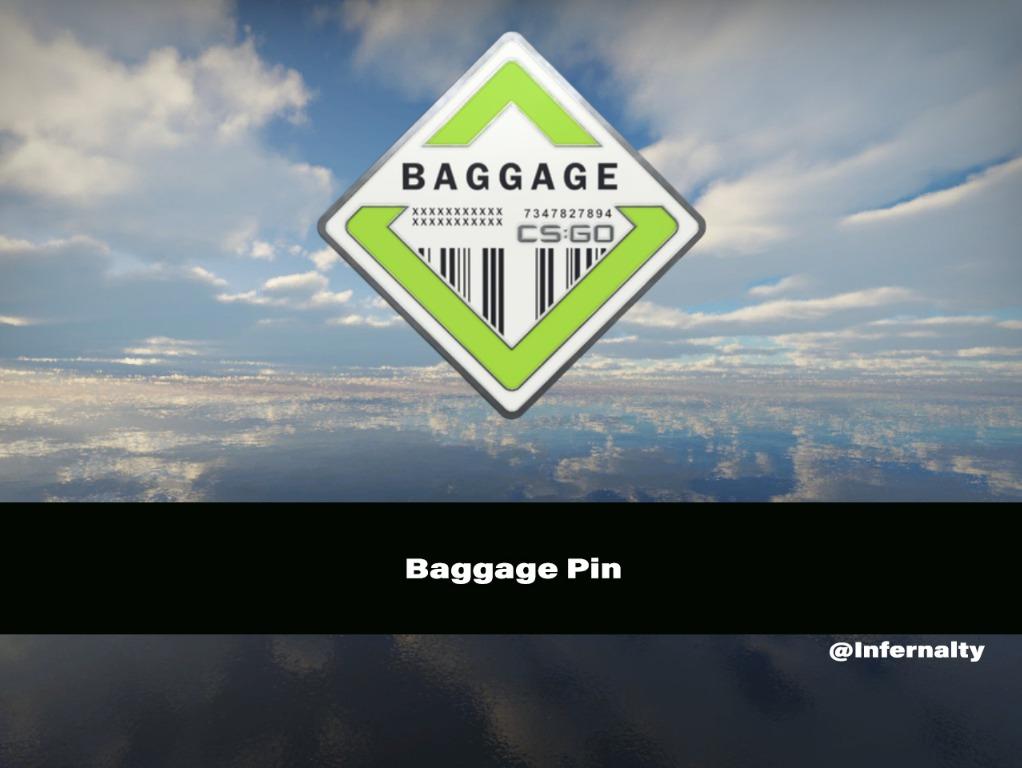 Baggage Pin CSGO SKINS KNIVES PINS, Video Gaming, Gaming Accessories ...