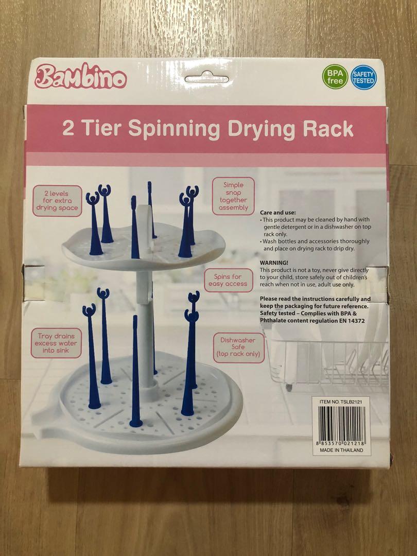 Bambino 2 Tier Spinning Drying Rack, Babies & Kids, Nursing & Feeding ...