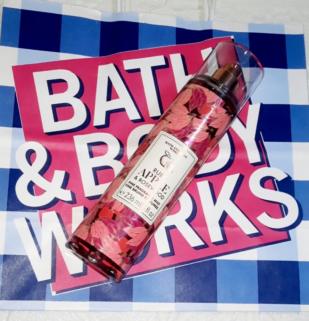 Bath & Body Works Ruby Apple & Rosewood Fragrance Mist (Store Bought ...
