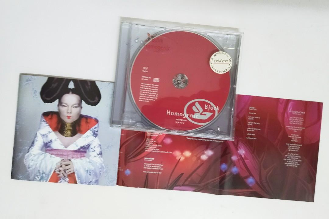 Bjork - Homogenic (1997), Hobbies & Toys, Music & Media, CDs & DVDs on Carousell