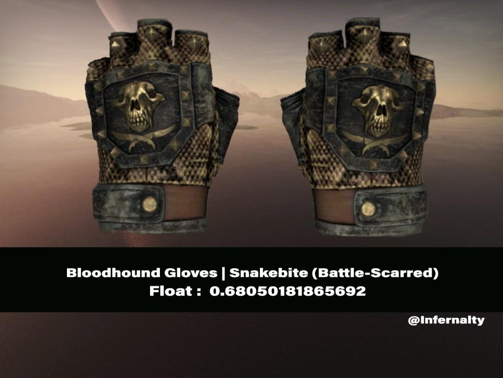 Bloodhound Gloves Snakebite BS CSGO SKINS KNIVES, Video Gaming, Gaming ...