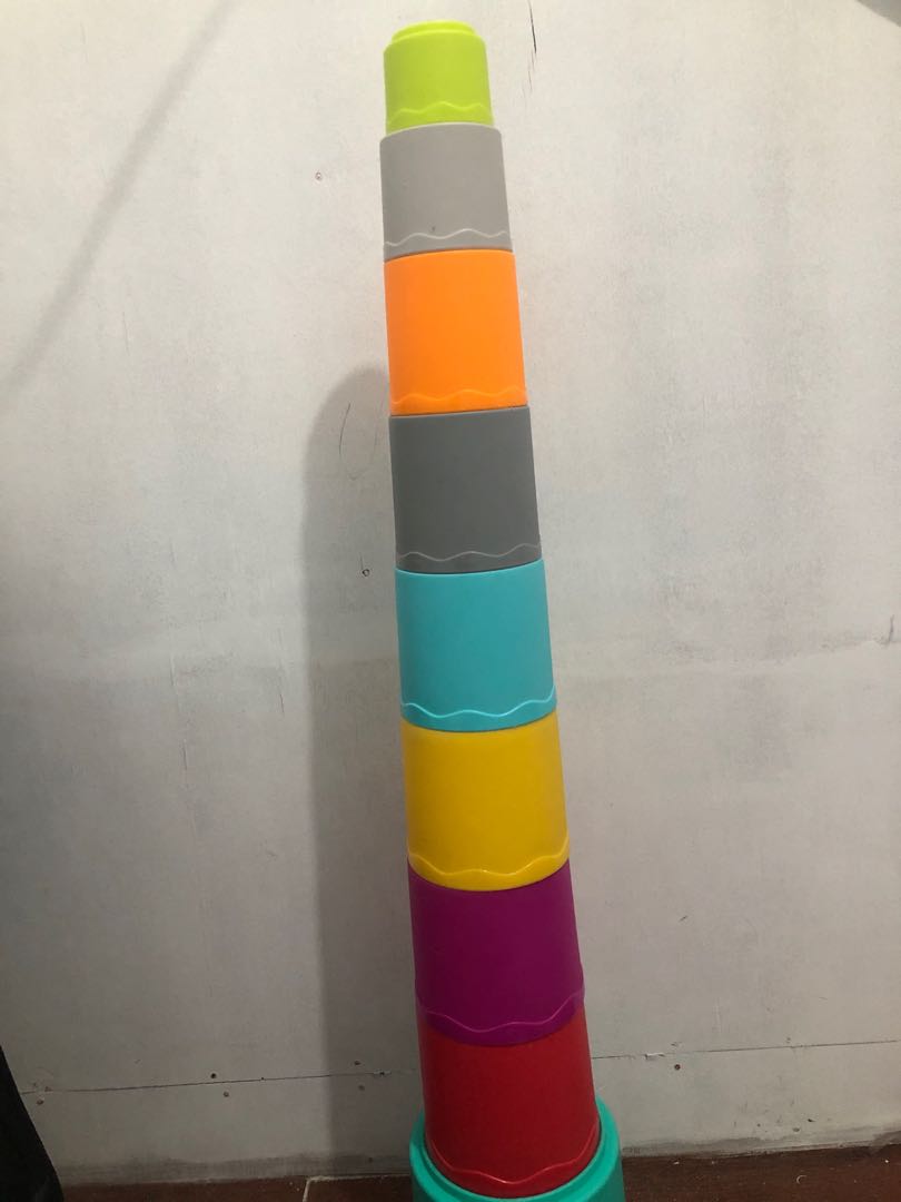 Blue Box Shape Sorting Stack n Nest Buckets, Babies & Kids, Infant ...