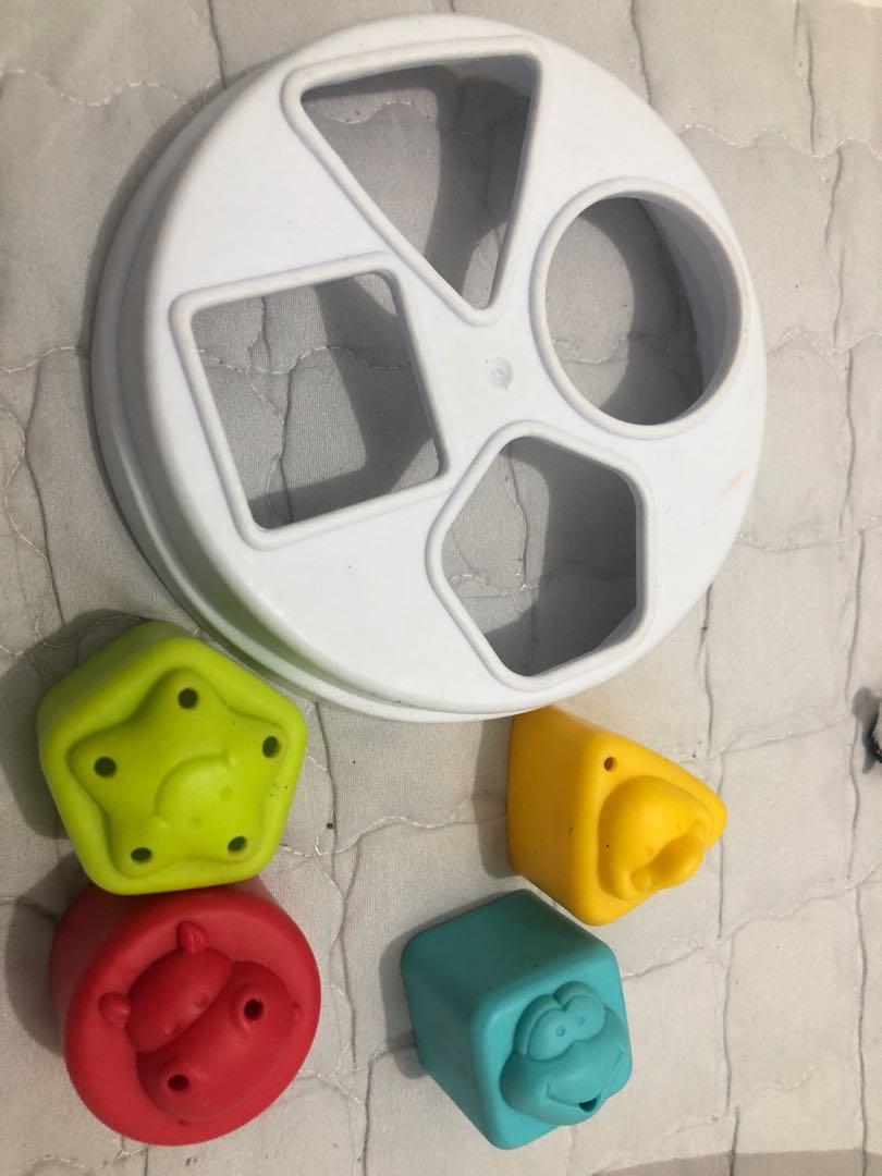 Blue Box Shape Sorting Stack n Nest Buckets, Babies & Kids, Infant ...