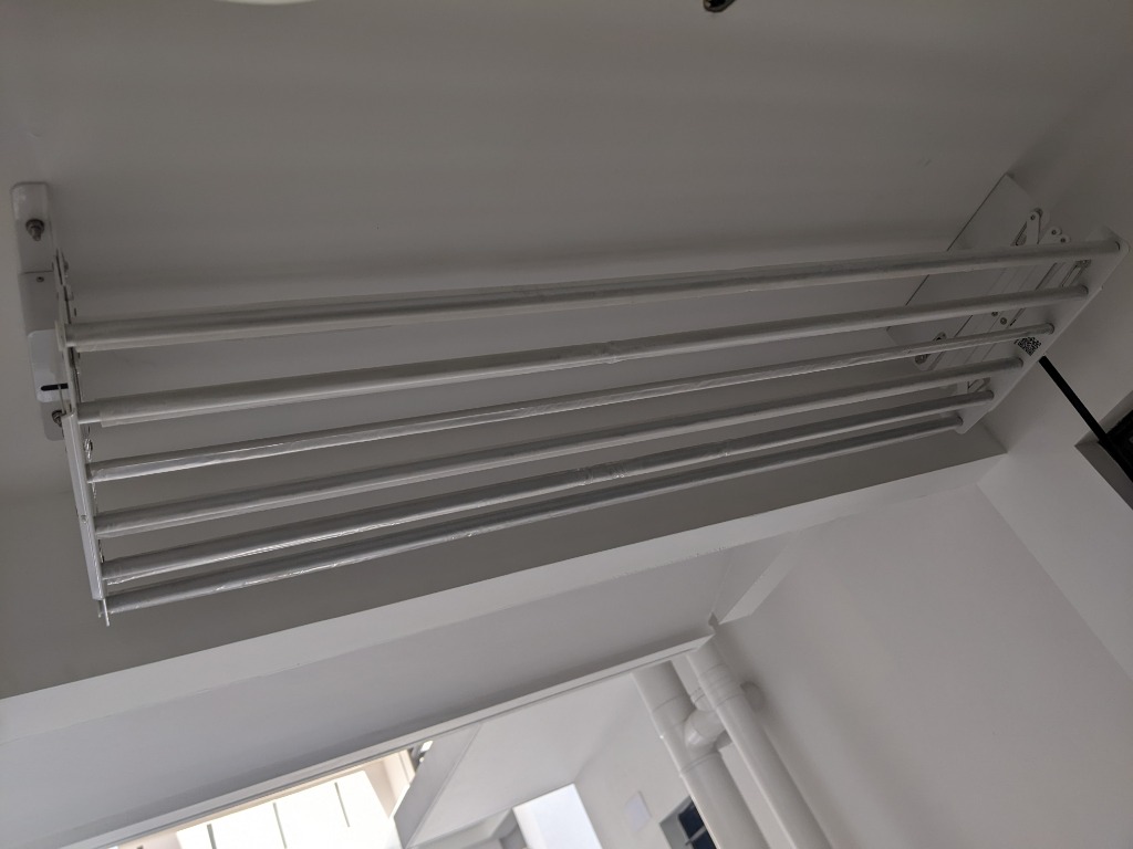 Brand new HDB BTO cloth drying rack, Furniture & Home Living, Home ...