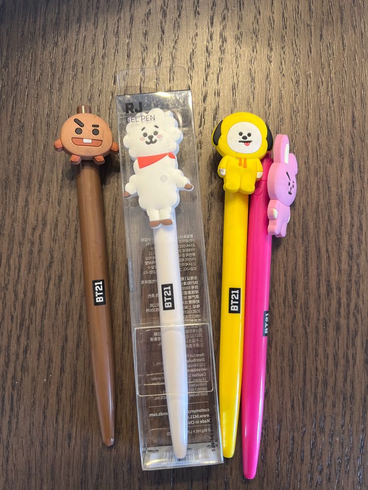 Official BT21 pens, Hobbies & Toys, Stationery & Craft, Stationery ...
