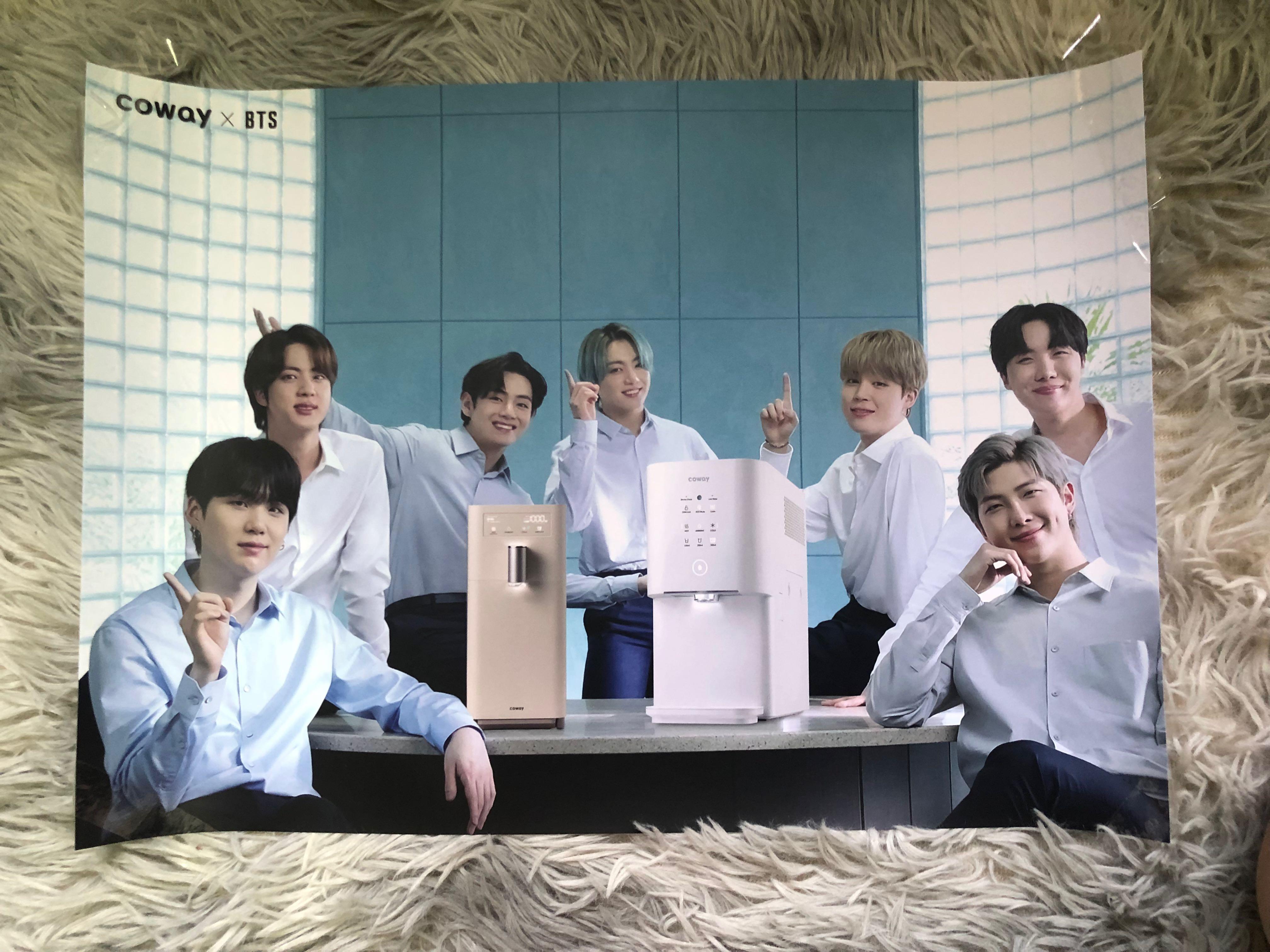 BTS x Coway poster (A3 size), Hobbies & Toys, Memorabilia ...