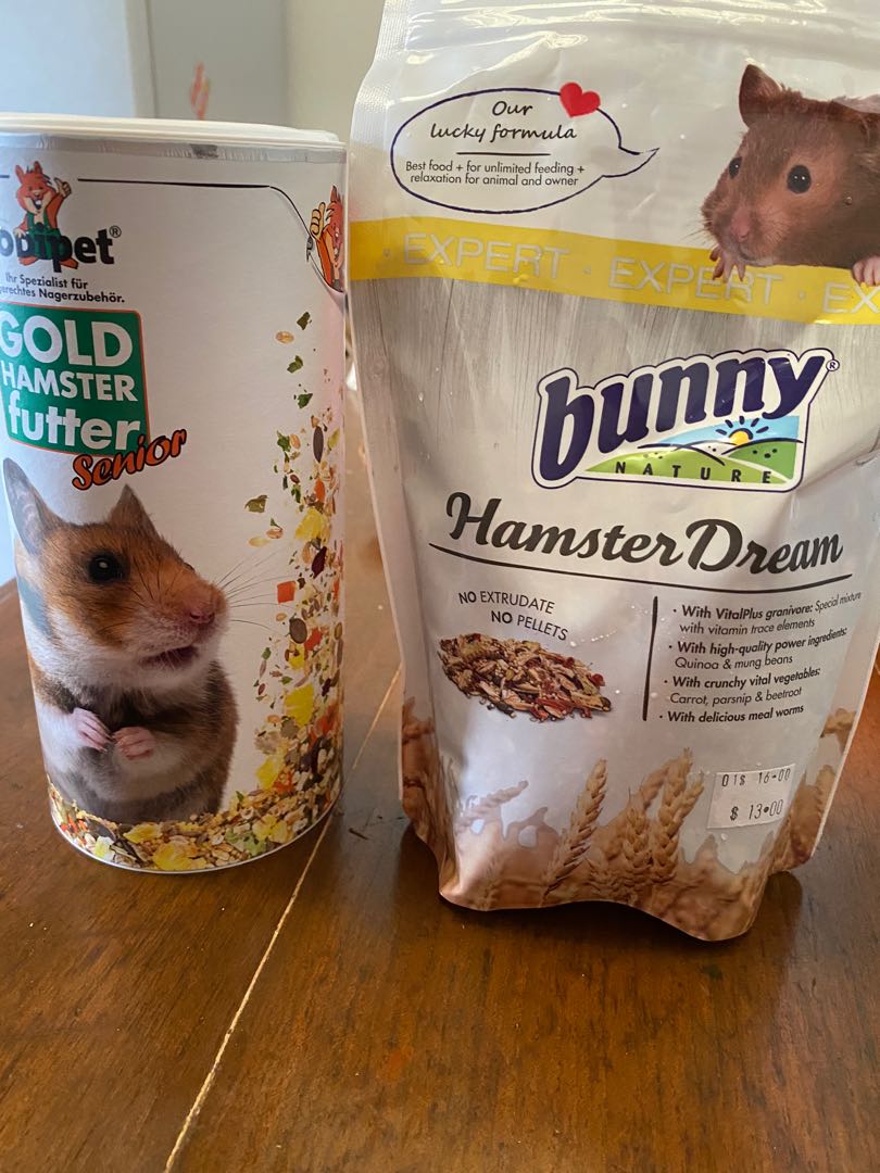 Bunny Hamster Dream, Rodipet Senior and Hamster Porridge, Pet Supplies ...