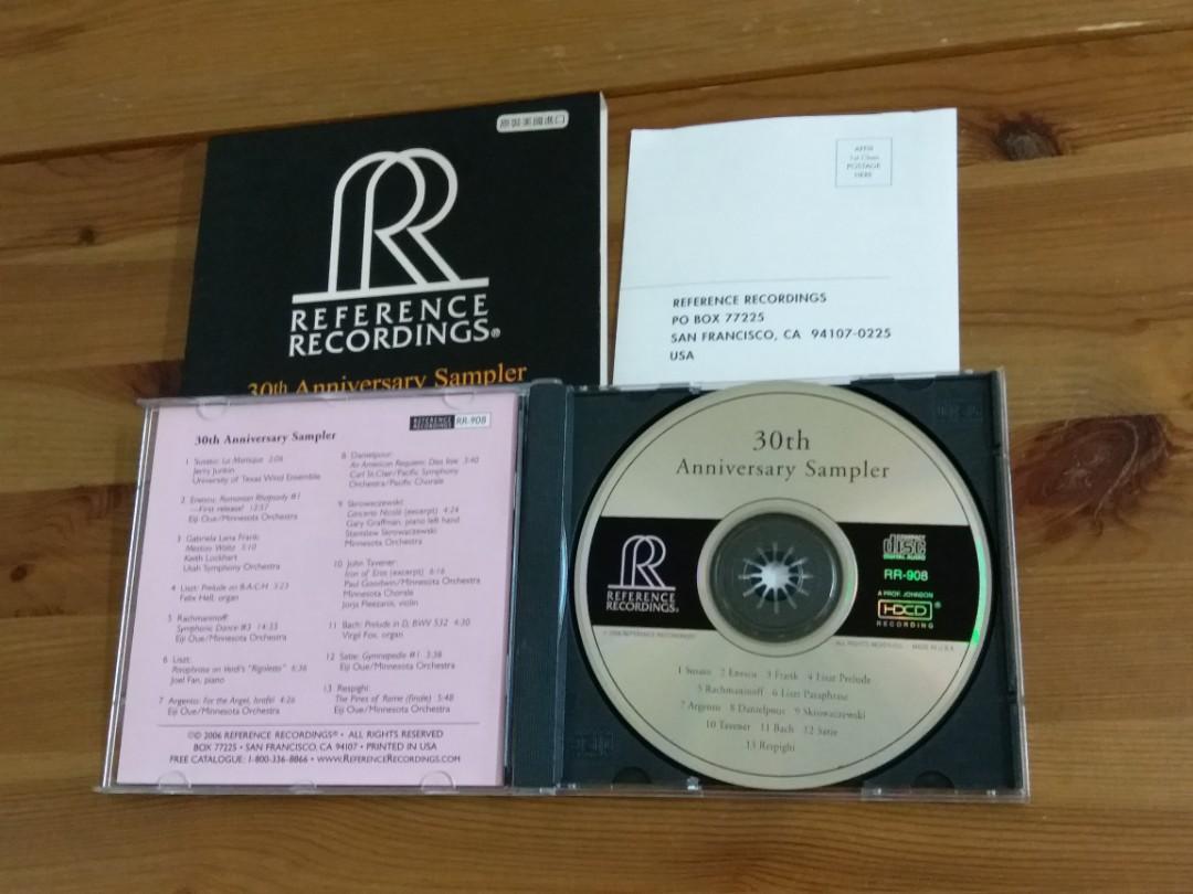 CD 發燒系列 REFERENCE RECORDINGS 30th Anniversary Sampler 典範錄音三十周年精選 24 bit ...