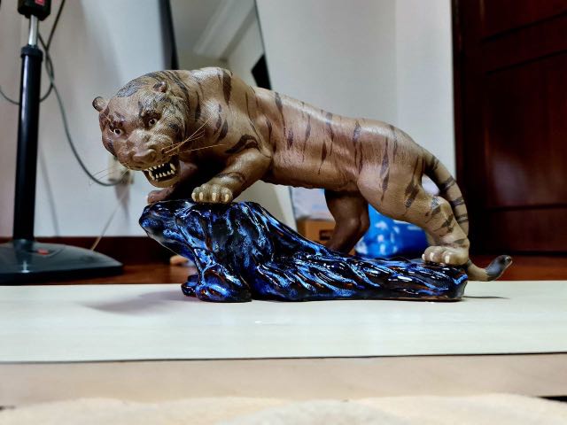 Ceramic Tiger Table Top Statue, Furniture & Home Living, Home Decor ...