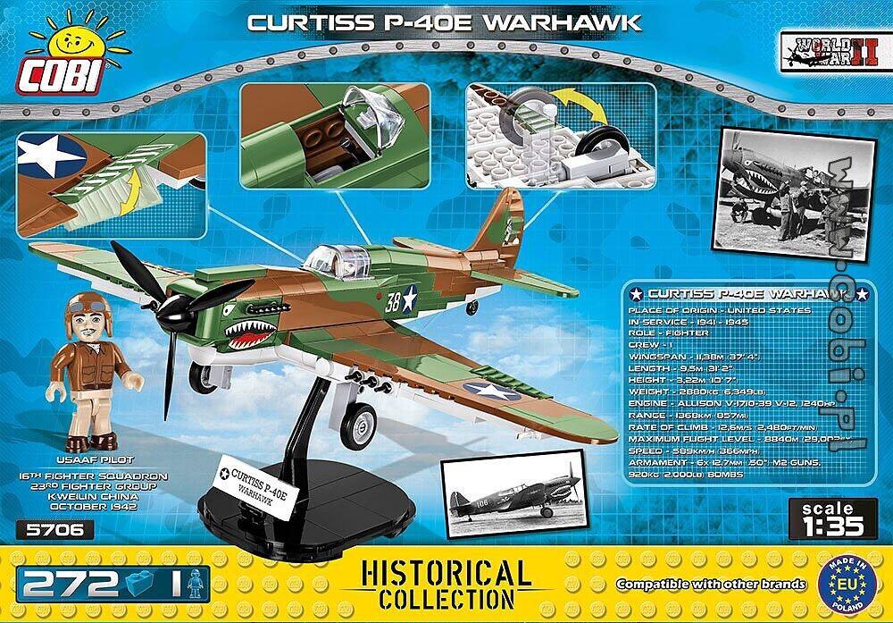 COBI USAF P40 WARHAWK FIGHTER PLANE BRICKS (LEGO COMPATIBLE), Hobbies ...