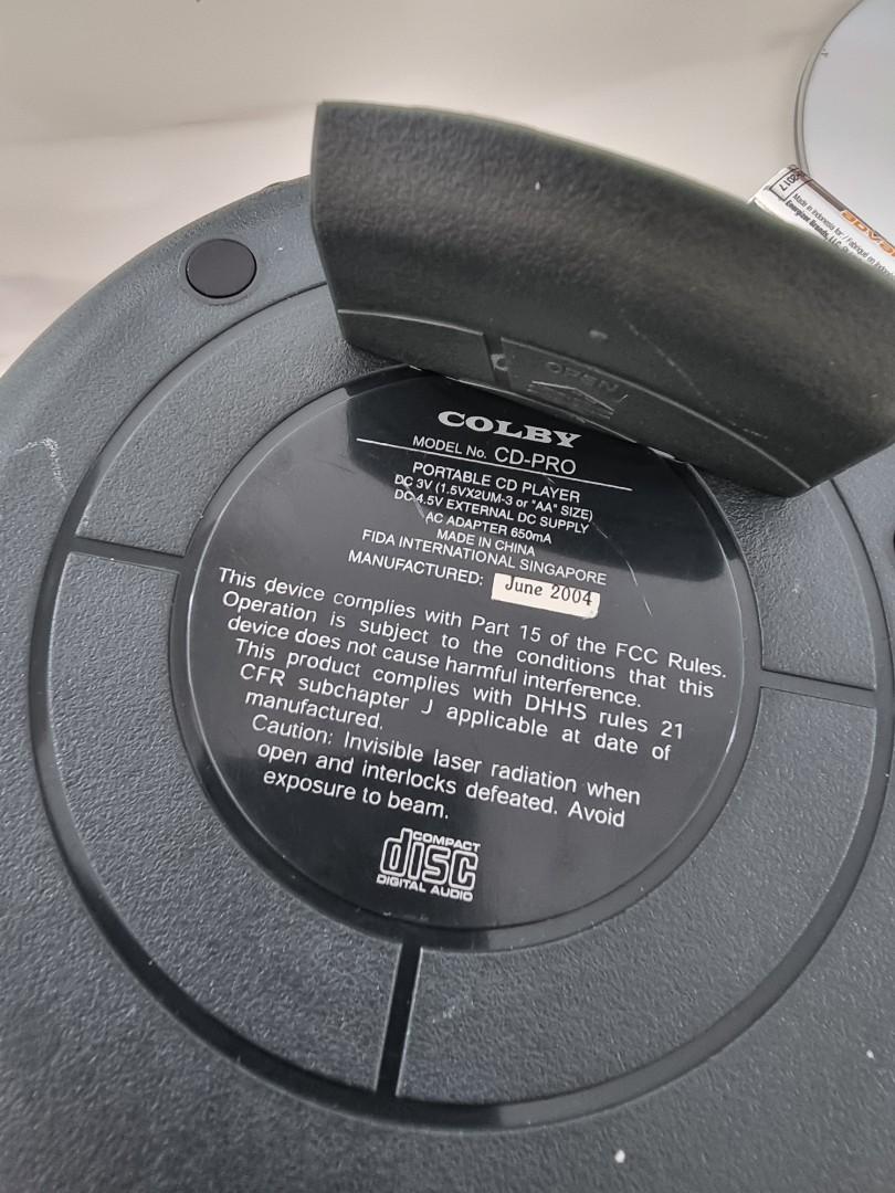 COLBY portable CD player, Audio, Portable Music Players on Carousell