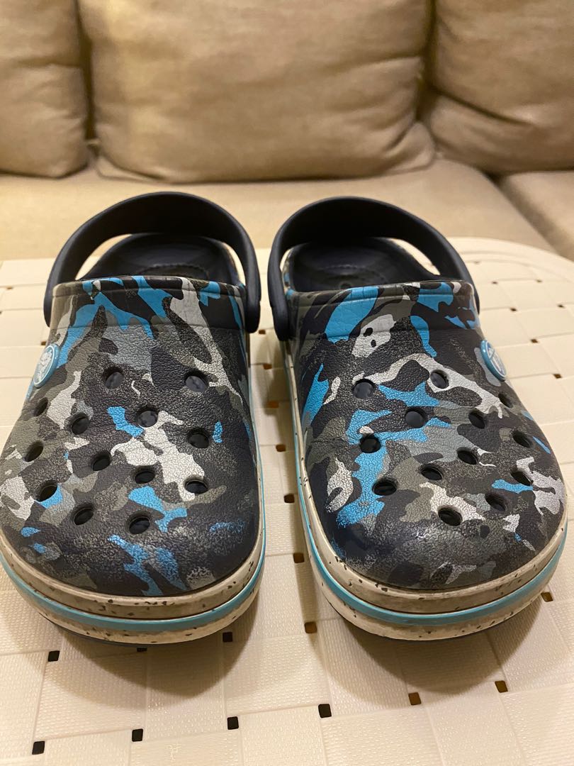 Crocs camouflage size C12, Babies & Kids, Babies & Kids Fashion on ...