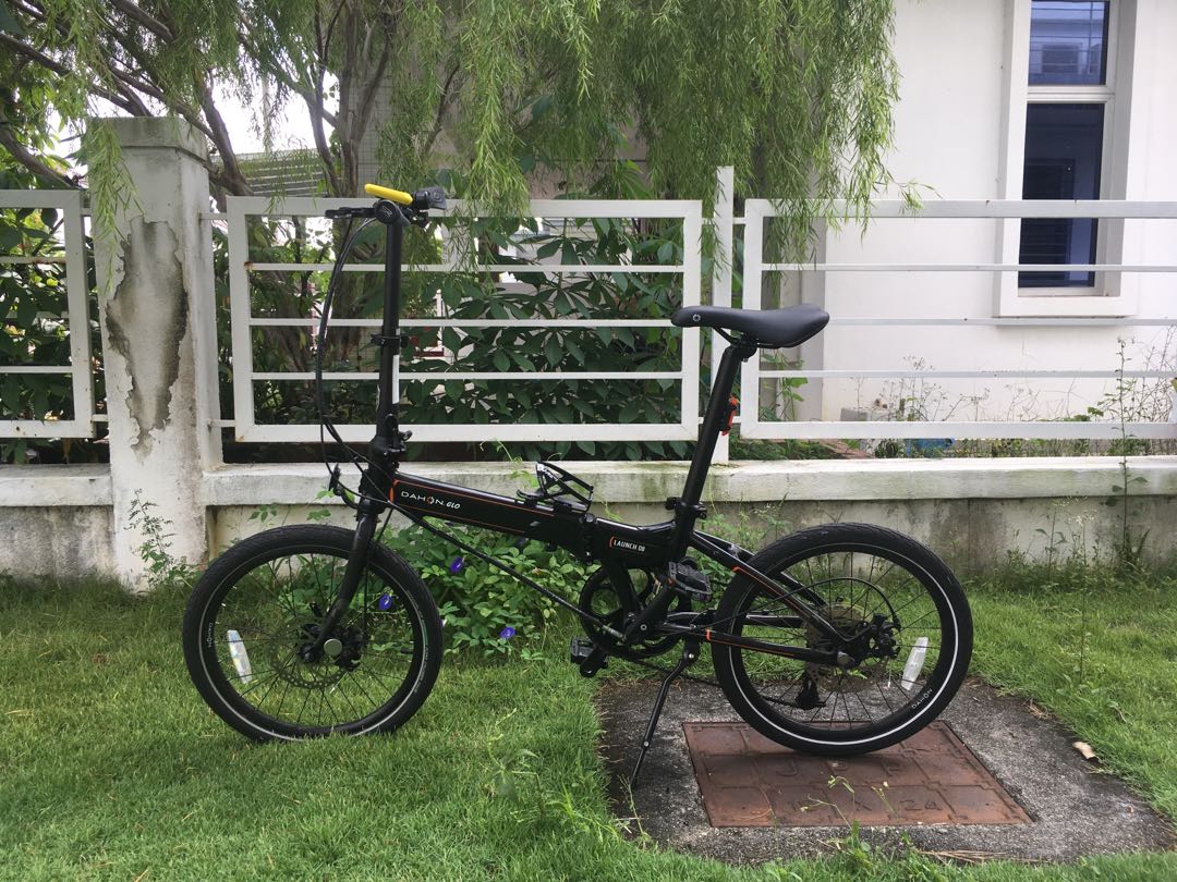 Dahon Launch D8 Glo Folding Bike Basikal Lipat + Free GPS Meter, Sports ...