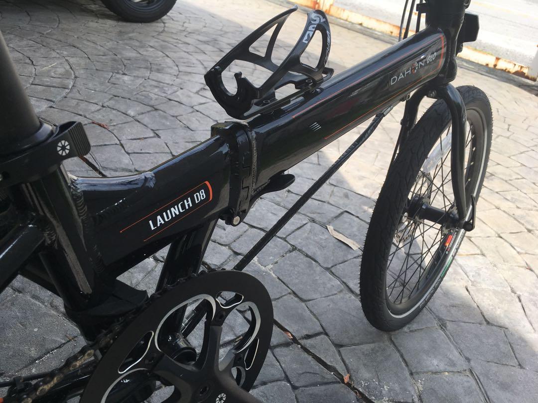 Dahon Launch D8 Glo Folding Bike Basikal Lipat + Free GPS Meter, Sports ...