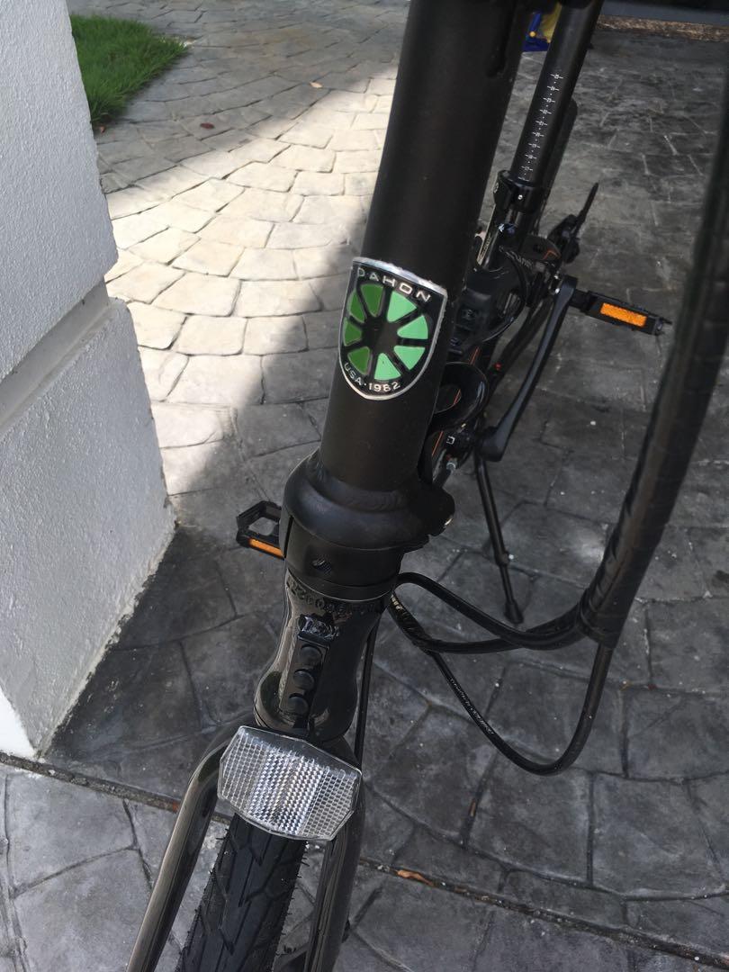 Dahon Launch D8 Glo Folding Bike Basikal Lipat + Free GPS Meter, Sports ...