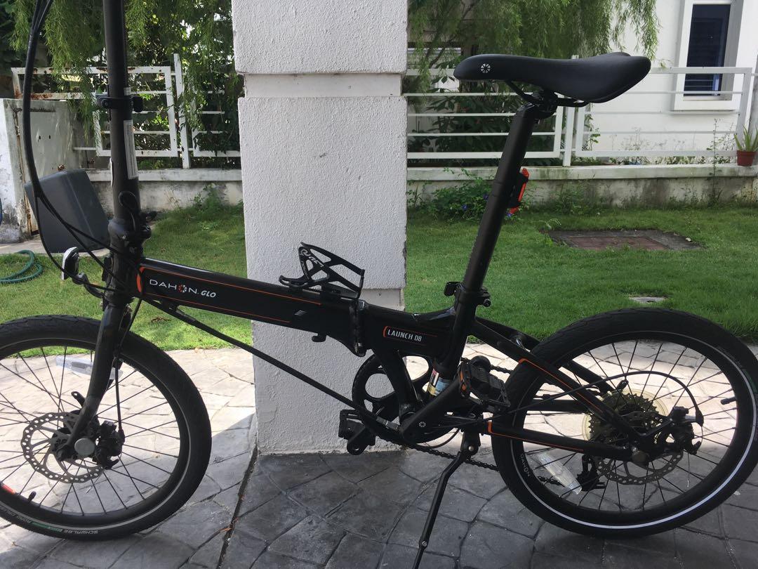 Dahon Launch D8 Glo Folding Bike Basikal Lipat + Free GPS Meter, Sports ...