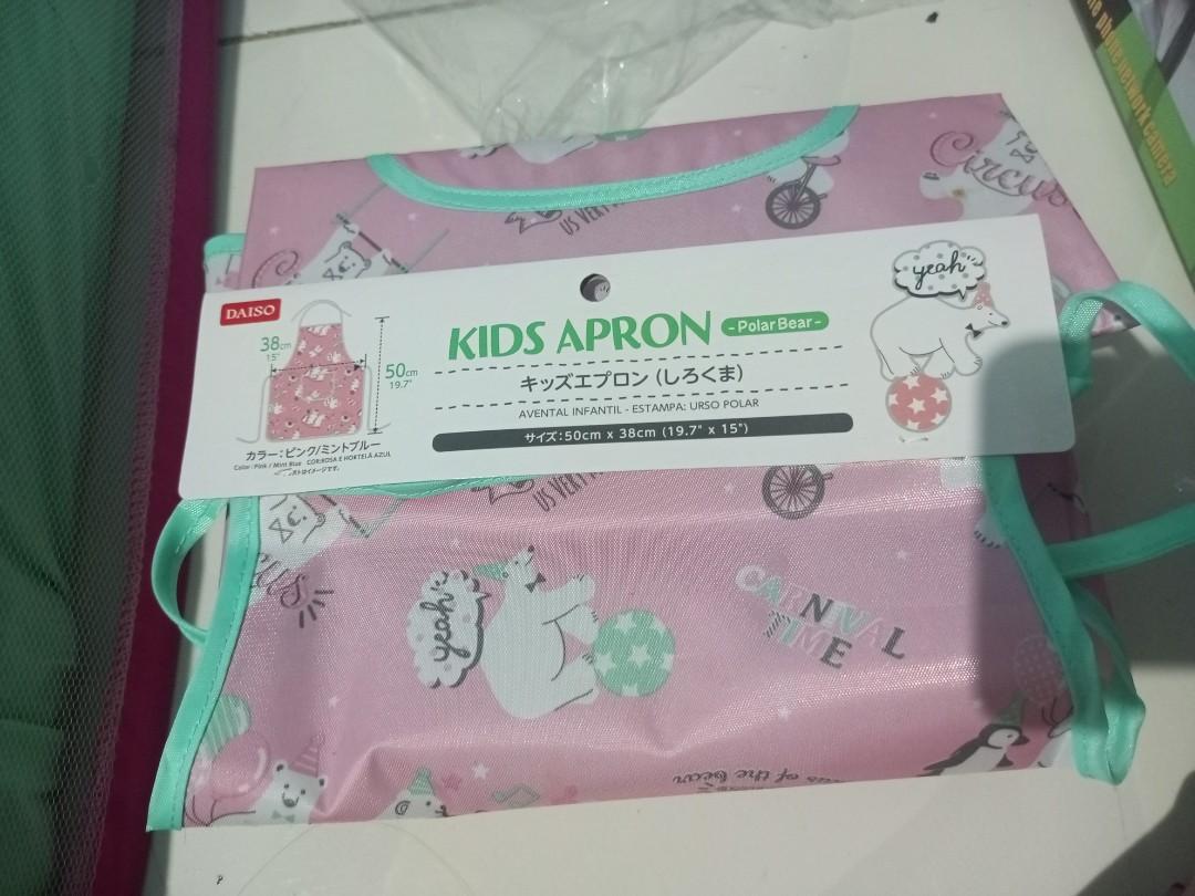 Daiso Kids Apron, Babies & Kids, Babies & Kids Fashion on Carousell